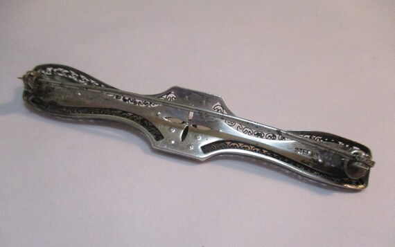 Antique Edwardian/Art Nouveau Open Work Filigree Ster… - Gem