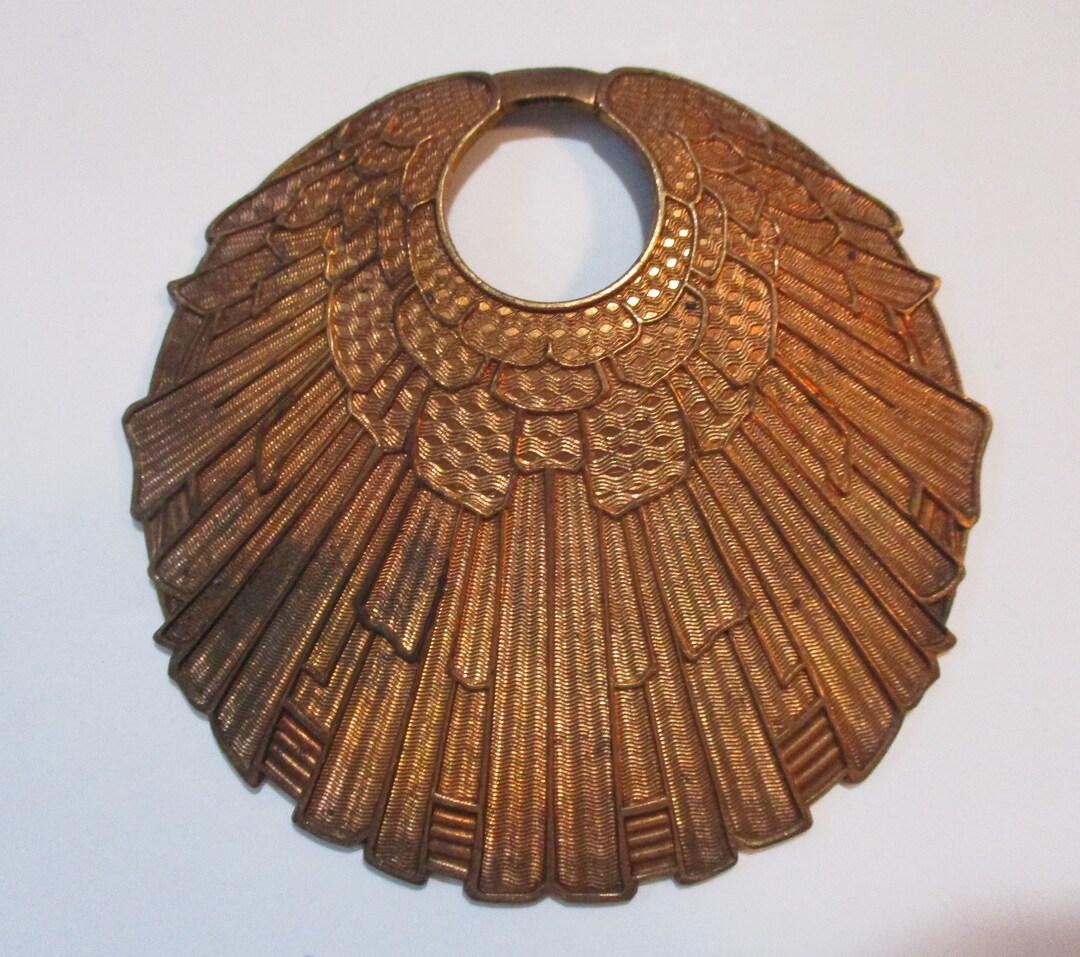 Vintage Egyptian Revival Stamping 1950s Ancient Usekh or - Etsy