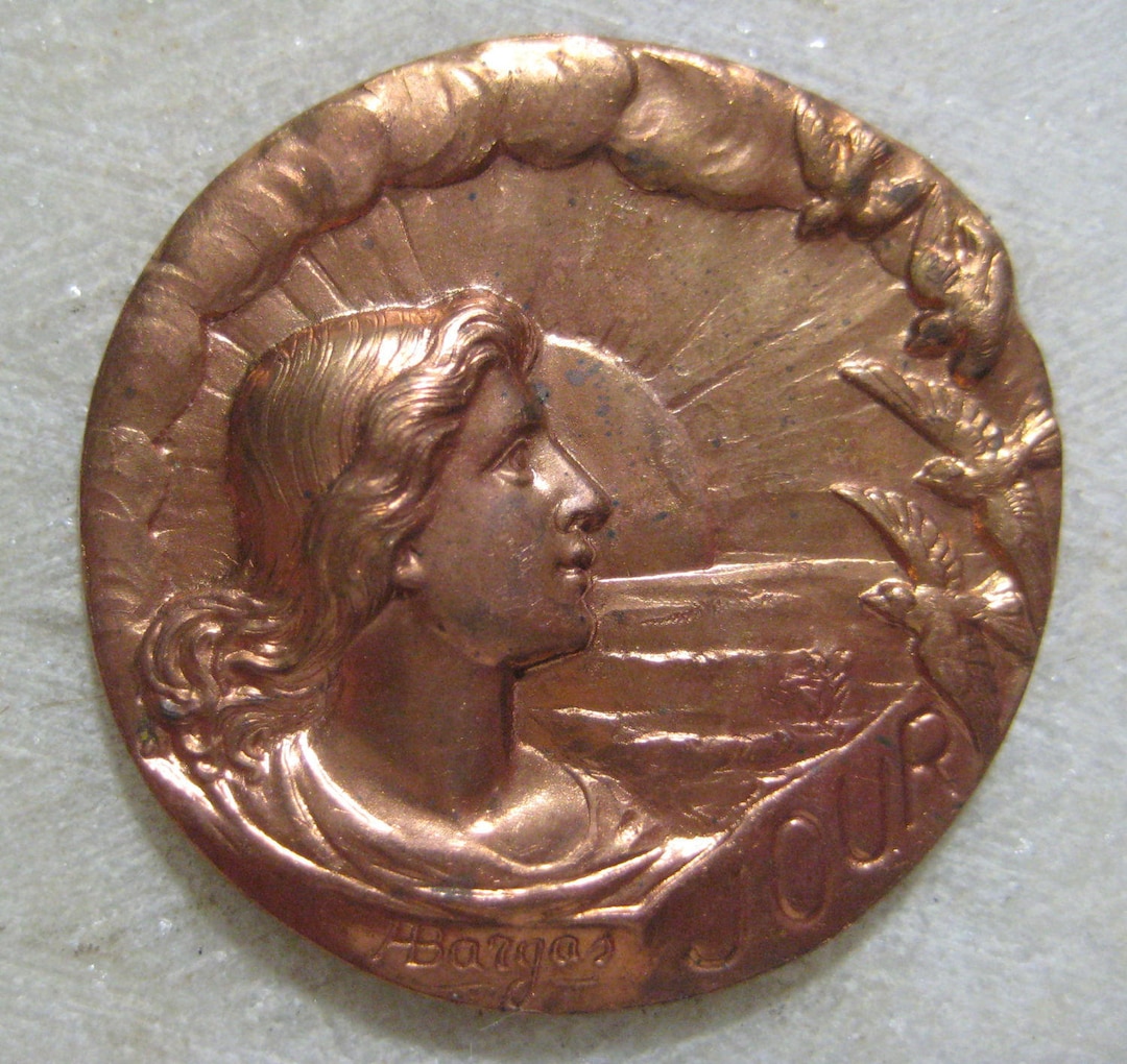 Armand Bargas Art Nouveau Jour (daylight) Cameo; Rare Early 20th ...