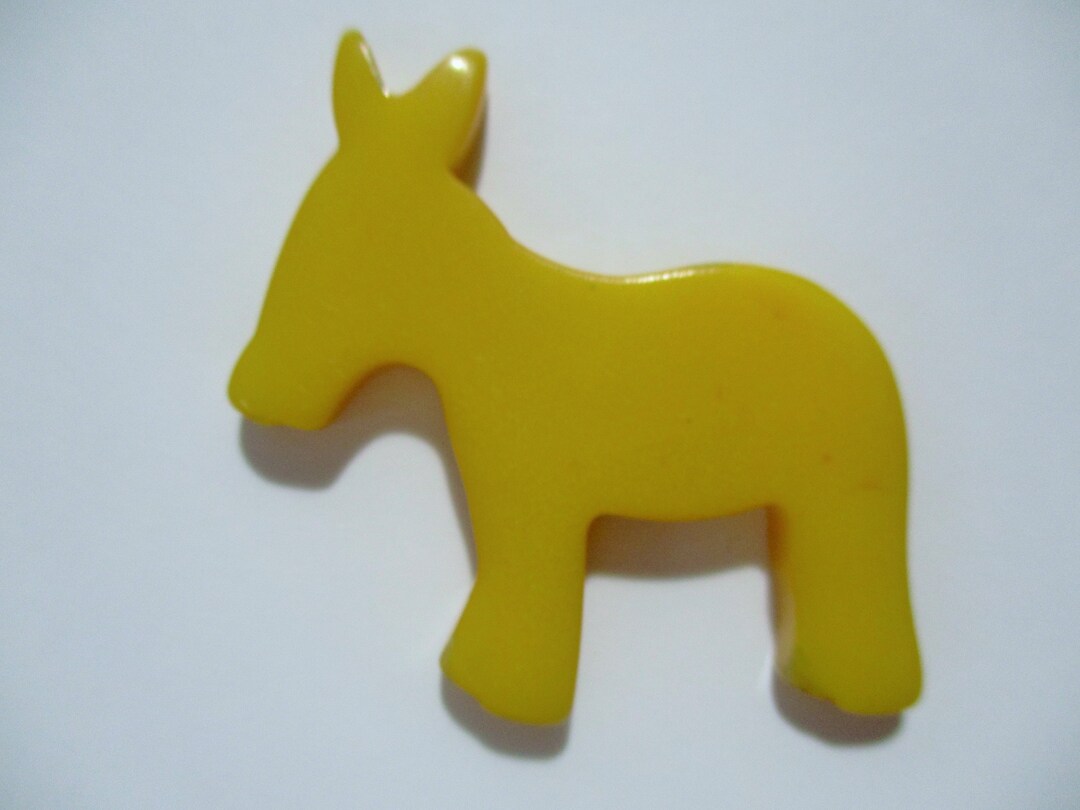 Vintage Butterscotch Bakelite Donkey, Simichrome Tested Jewelry ...