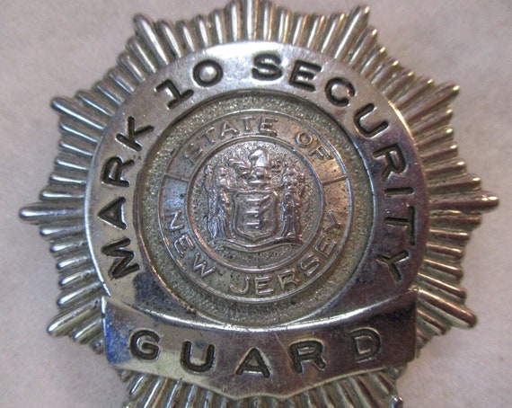 Vintage Mark 10 Security Guard Obsolete Metal Hat Cap… - Gem