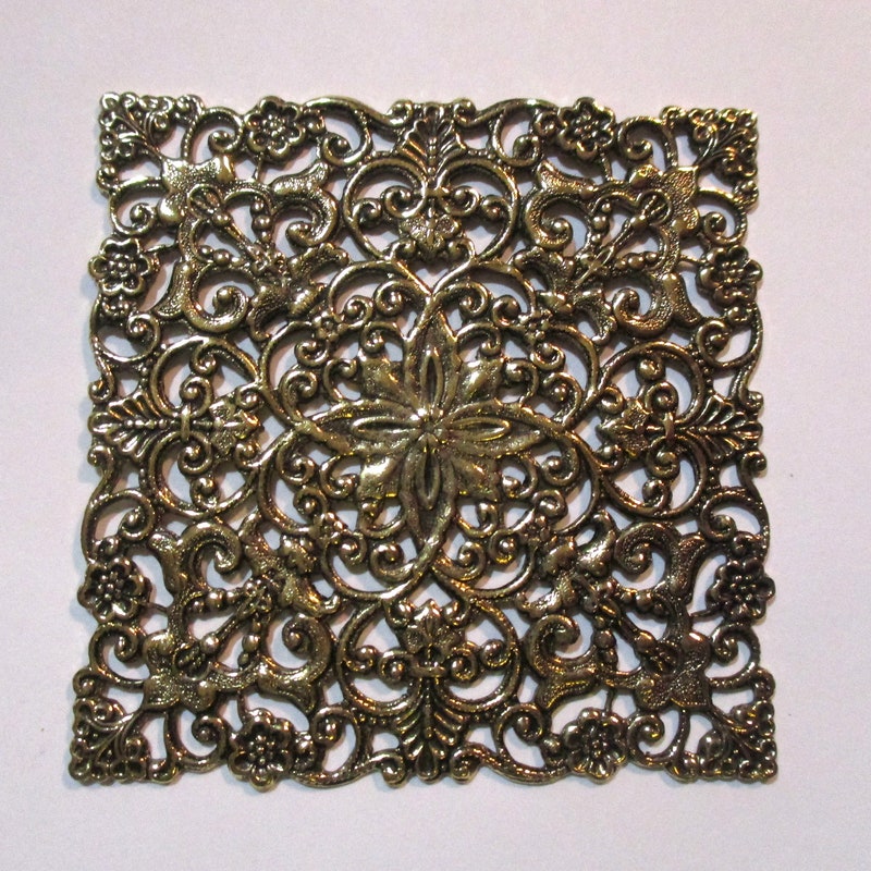 Filigree Squares - Etsy