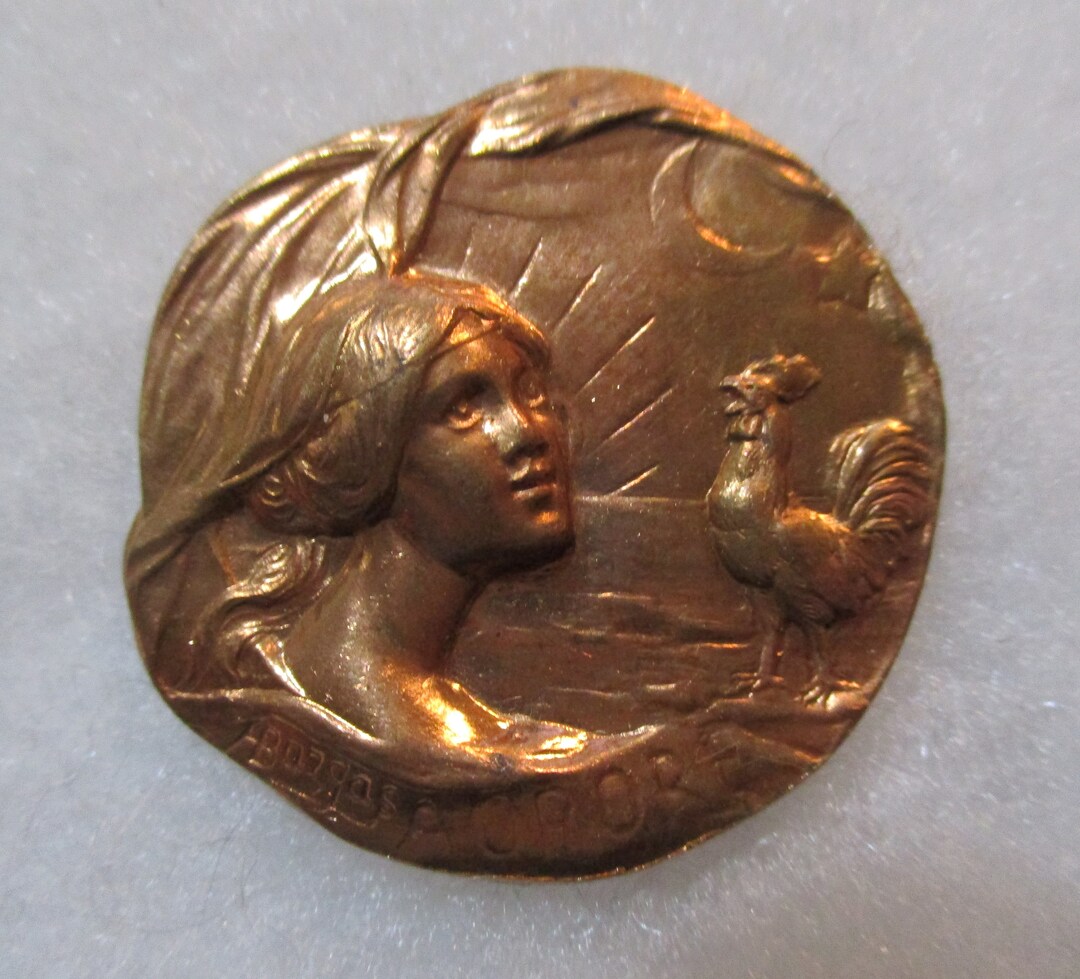Armand Bargas Art Nouveau "aurore" (dawn) Cameo; Rare Early 20th ...