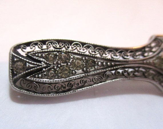 Antique Edwardian/Art Nouveau Open Work Filigree Ster… - Gem