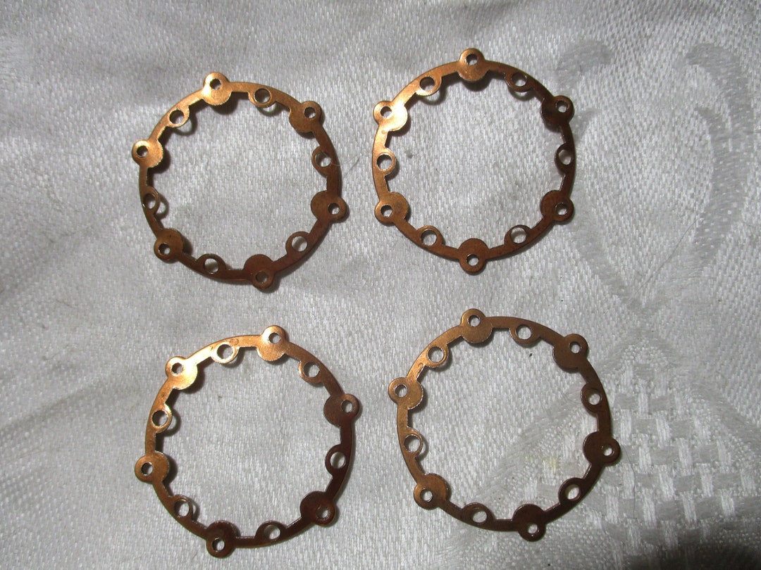 Swedge Riveting Finding, Copper Coated Stamped Steel Jewelry/earring ...