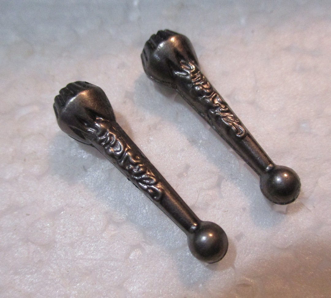 Pewter Tone Cast Metal Bolo Tie End Tips, Cord Tip Findings/jewelry Components, 32.5mm Long by ...