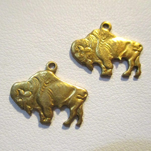 Bison Charm - Etsy