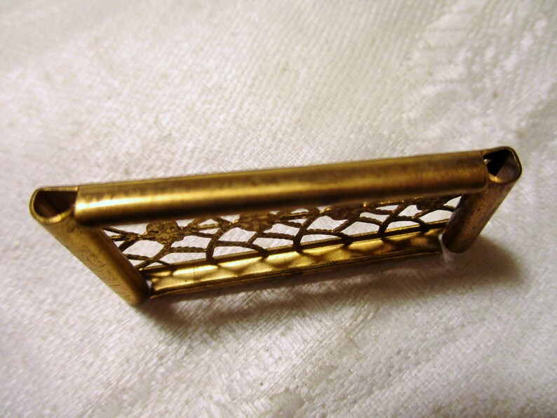 Vintage French Designer Floral Filigree Bracelet | Etsy