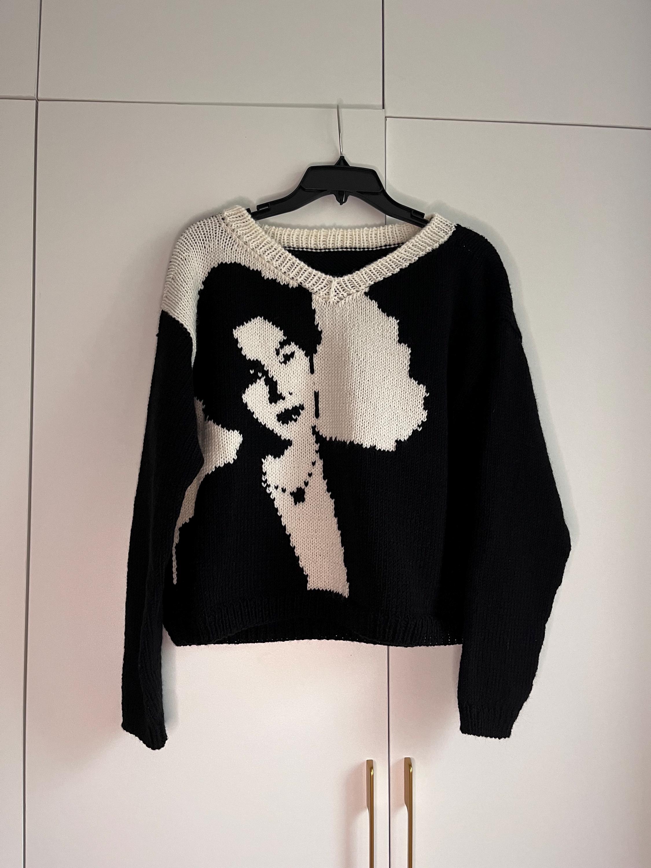 Custom K-pop Artist Sweater • Knitted Portrait Jumper • Made to Order ...