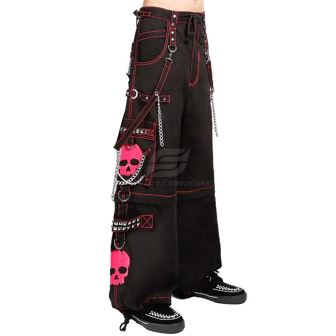 Gothic Black New Devil Skull Pant - Etsy