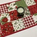 Red Cardinals Quilted Table Runner, Winter Birds Quilted Table Runner ...