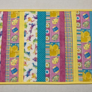 Easter Quilted Table Runner Easter Quilted Table Topper - Etsy