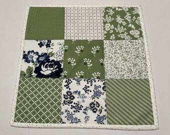 Contemporary Quilted Table Runner, Quilted Table Topper, Modern Table ...