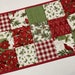 Red Cardinals Quilted Table Runner, Winter Birds Quilted Table Runner ...