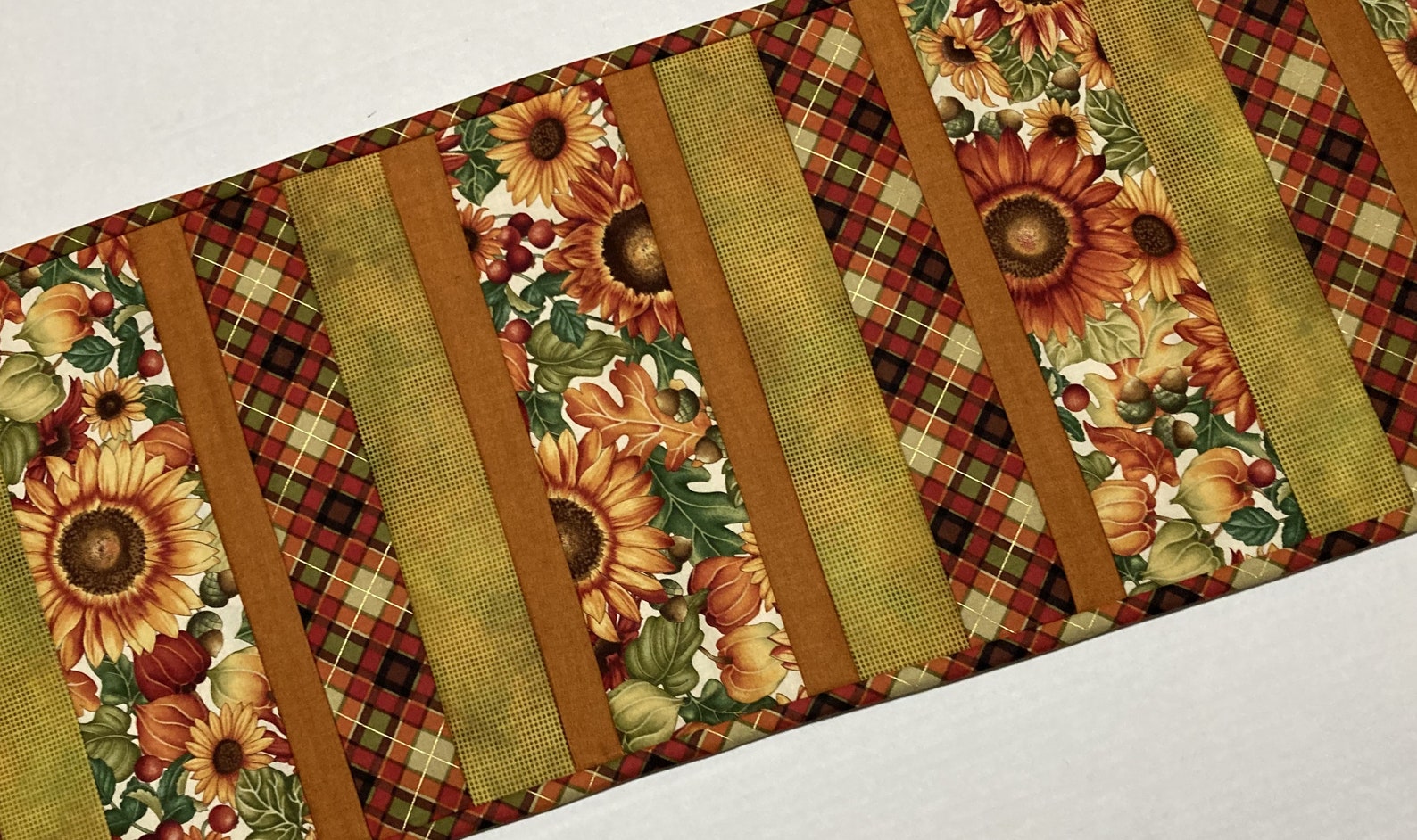 Elegant Fall Quilted Table Runner Autumn Quilted Table - Etsy