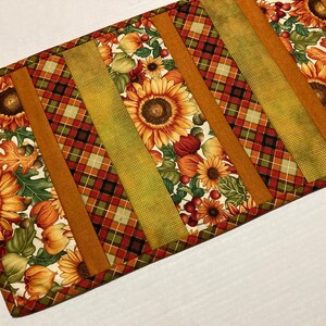 Elegant Fall Quilted Table Runner Autumn Quilted Table - Etsy
