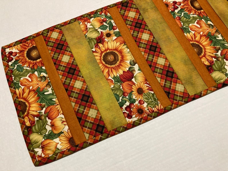 Elegant Fall Quilted Table Runner Autumn Quilted Table - Etsy