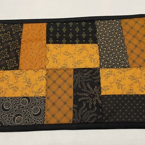 Primitive Quilted Table Topper Fall Mug Rug Mug Mat - Etsy