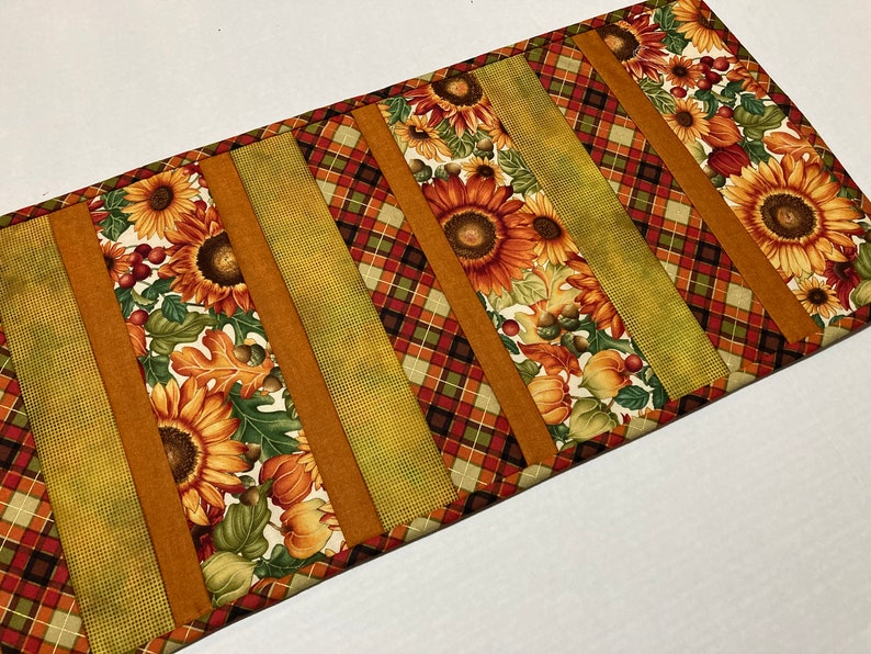 Elegant Fall Quilted Table Runner Autumn Quilted Table - Etsy