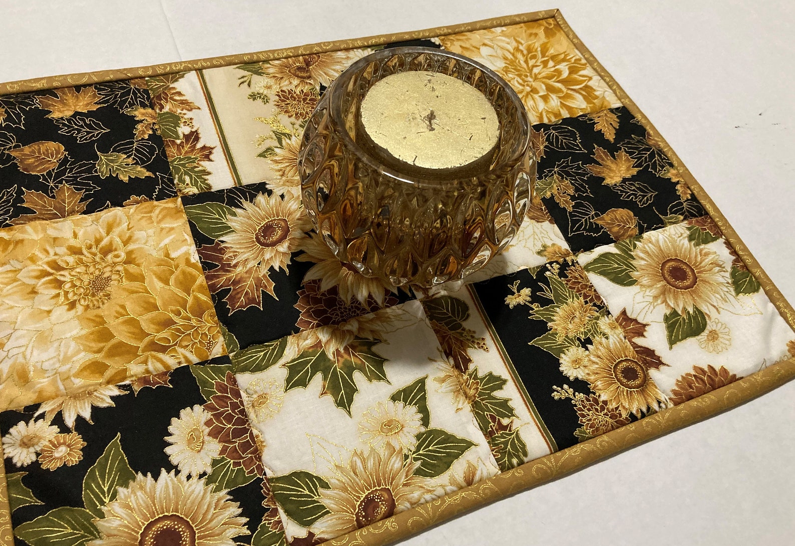 Elegant Fall Quilted Table Runner Fall Autumn Quilted Table - Etsy