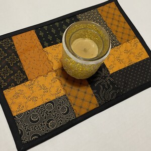 Primitive Quilted Table Topper Fall Mug Rug Mug Mat - Etsy