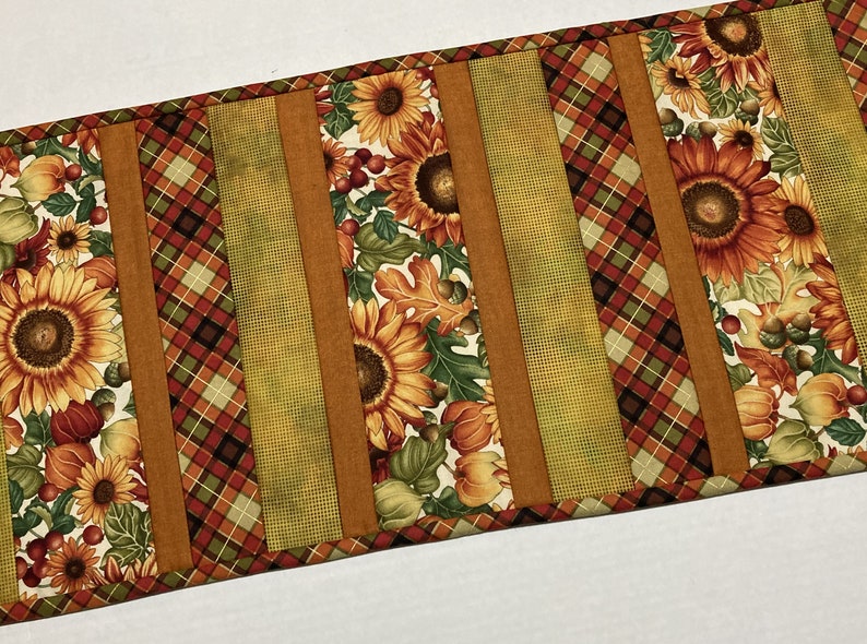 Elegant Fall Quilted Table Runner Autumn Quilted Table - Etsy