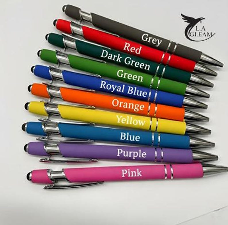 Personalized Business Pens, Custom Text & Logo Bulk Orders Gift - Etsy