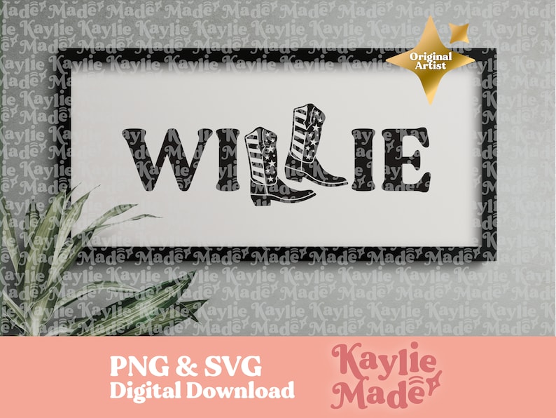 Willie SVG, Willie PNG, Cowboy Boots Svg, Country Music Svg, Cowgirl Boots Svg, Nelson ...