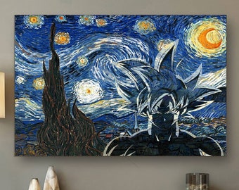 Dragon Ball Z Starry Night - Etsy