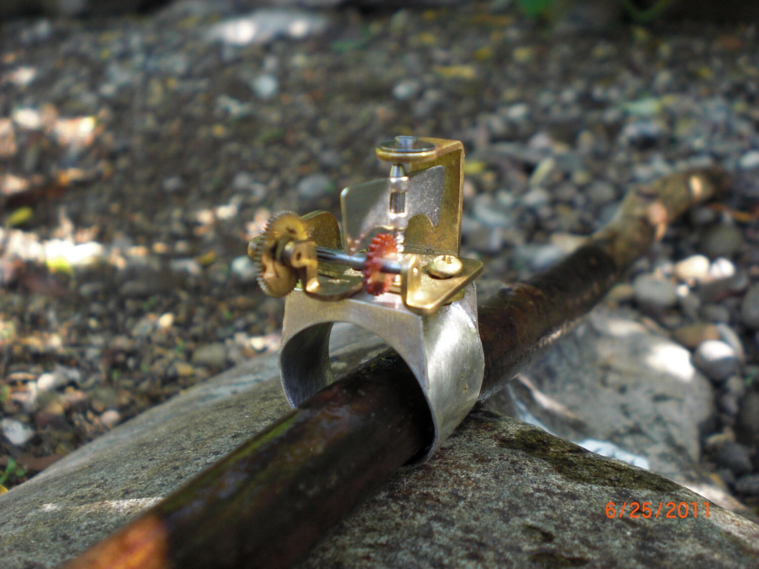 Clockwork Silver Movement Ring - Etsy