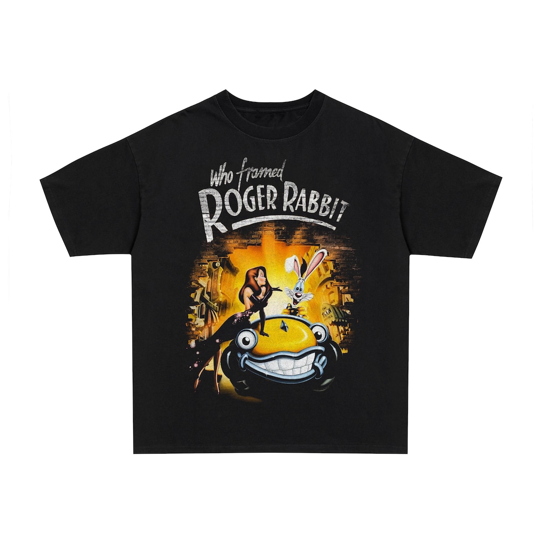 90's Who Framed Rodger Rabbit Vintage White Streetwear Graphic T-shirt ...