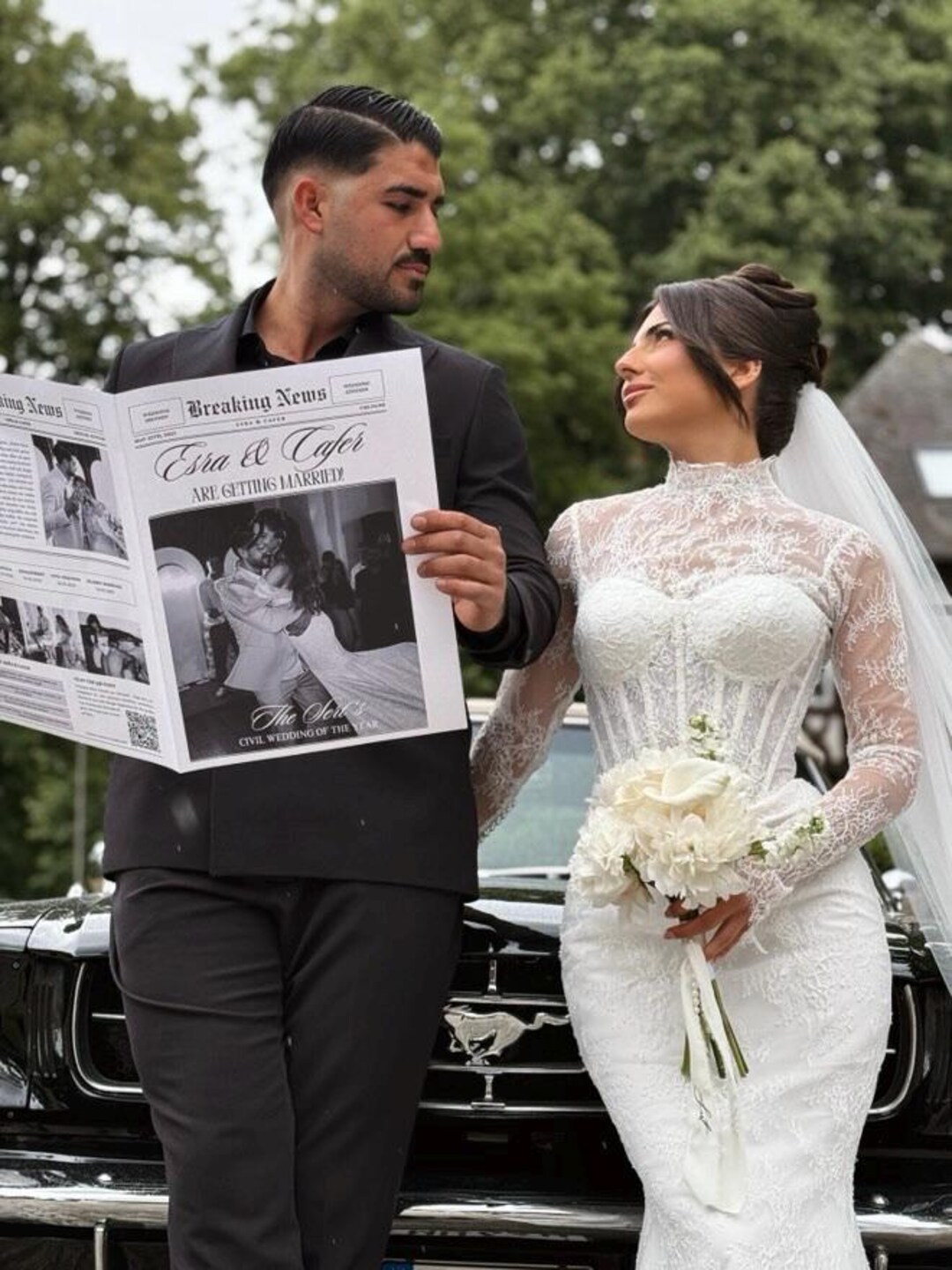 Wedding Newspaper Canva Template – Personalized Wedding Newspaper ...