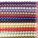 High Quality Multi Color Round Glass Pearl Beads 15 - Etsy