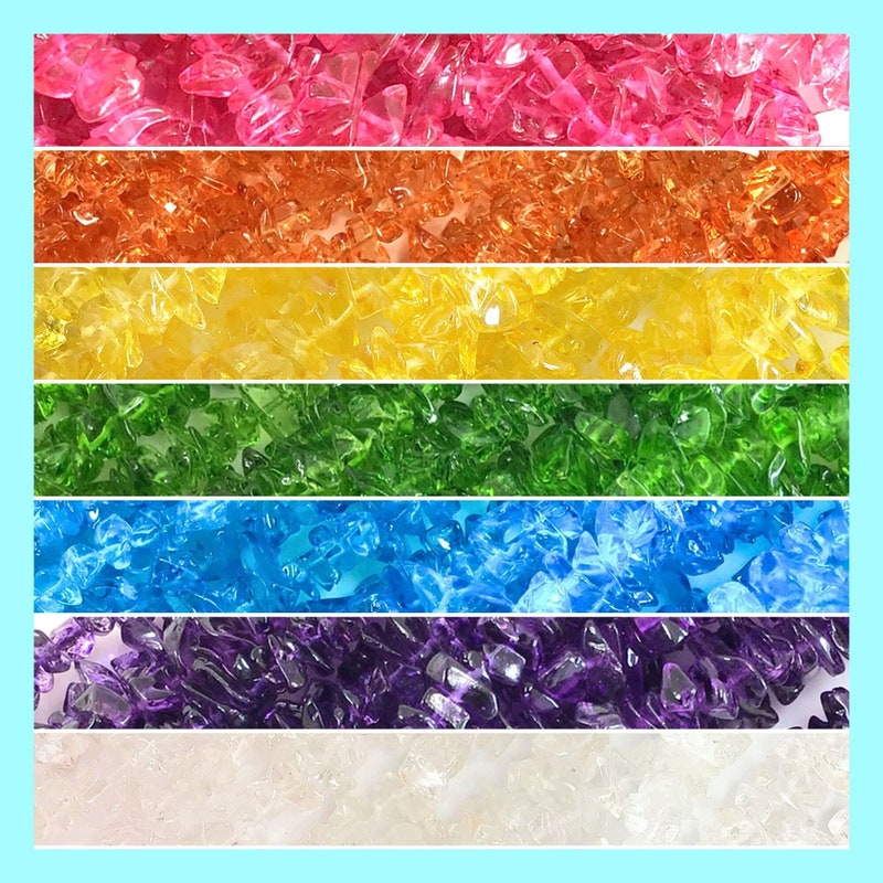 Chakra Colors Chip Beads - Etsy