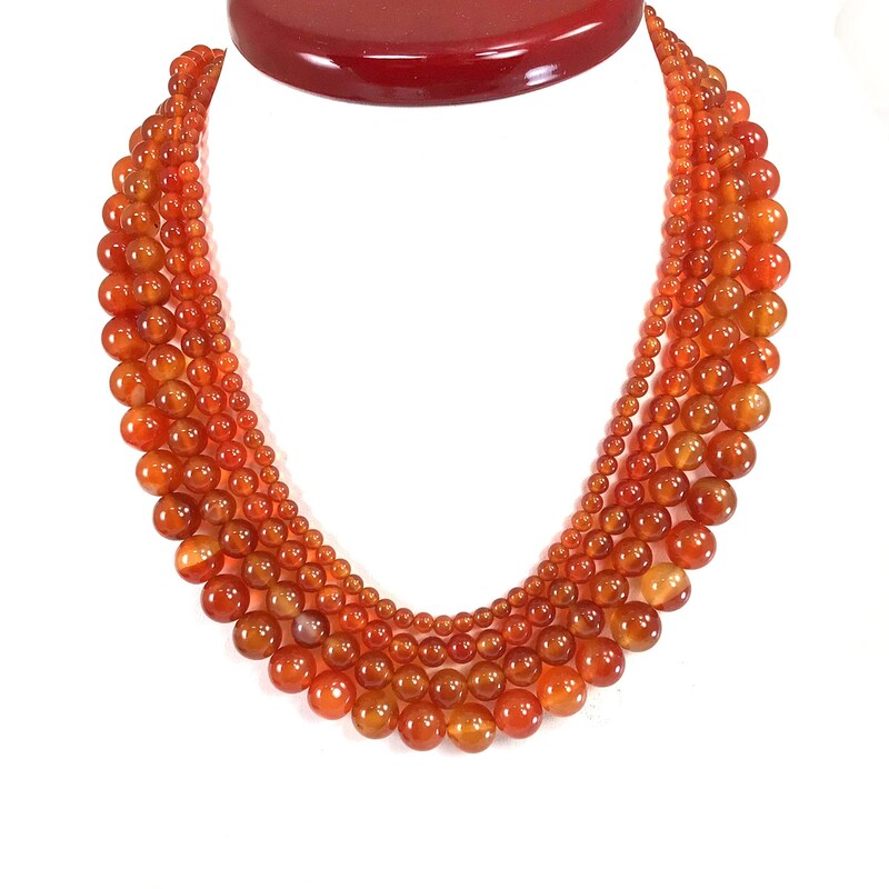 Orange Necklace - Etsy