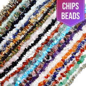 Natural Gemstone Chip Beads Multi Color Assorted 15