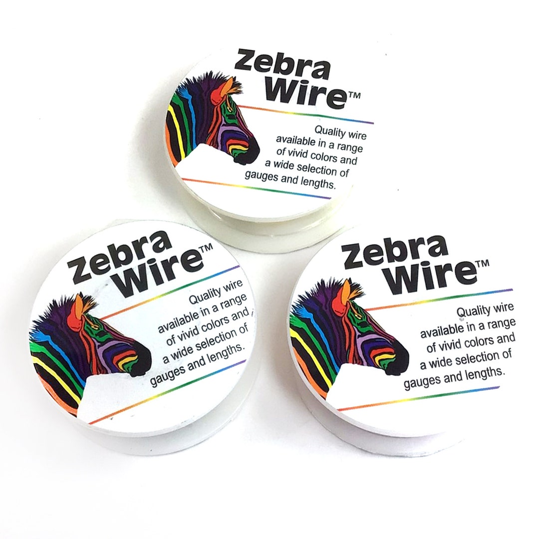 Zebra Wire 20ga 15yd/13m Silver Wire, Gold Wire, Copper Wire 20 Gauge ...