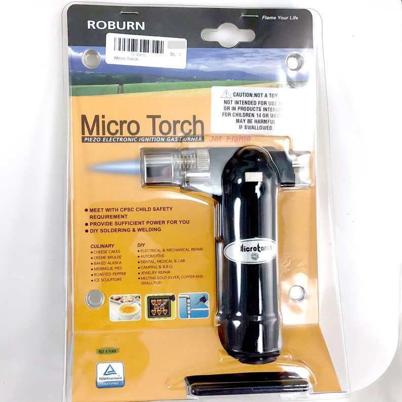 Micro Torch Refillable Butane Torch Large Flame Jewelry Repair - Etsy