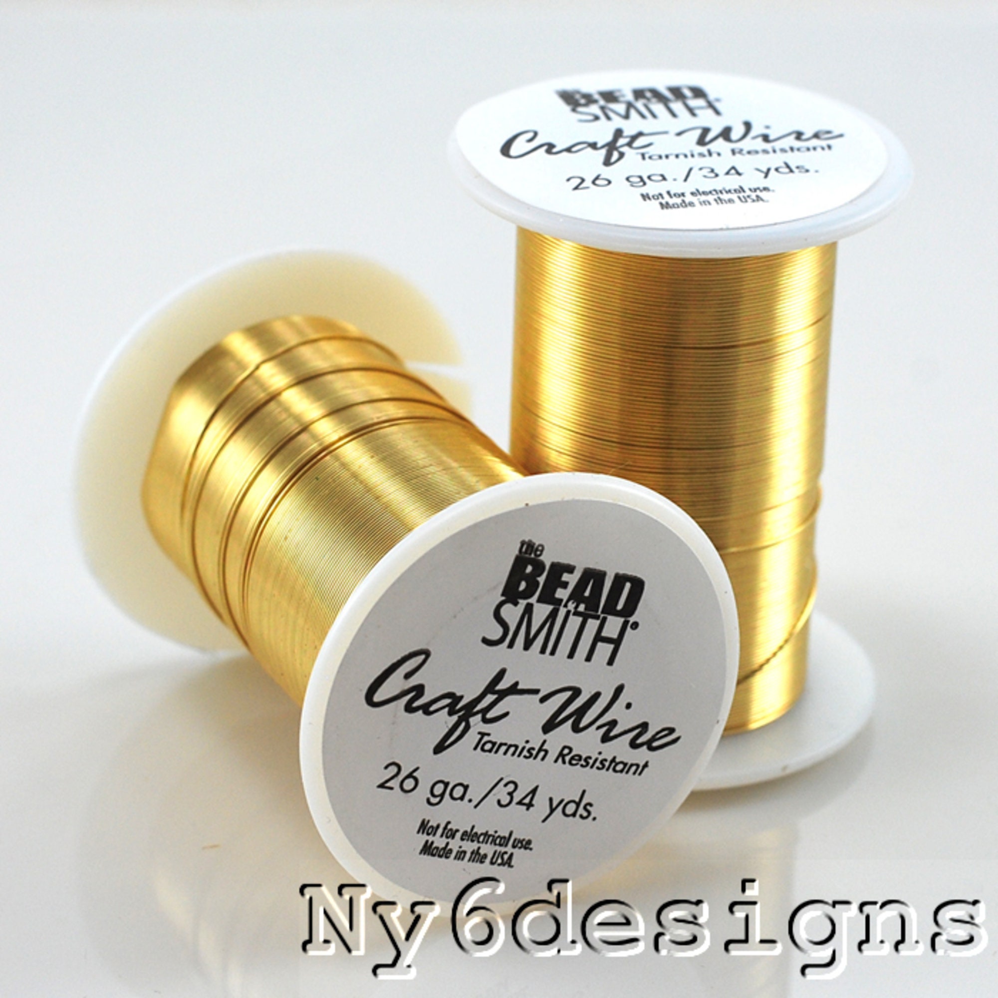 Beadsmith Gold Wire LACQUERED Tarnish Resistant Craft Wire - Etsy