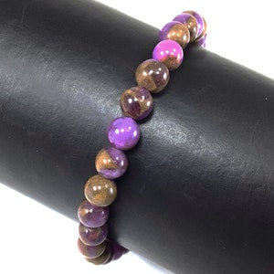 Purple Variscite Impression Cloisonne Jasper Copper Vein Stretch ...