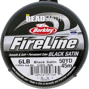 Beadsmith® Fireline® Braided Bead Thread Cord for Beadworking Super ...