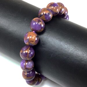 Purple Variscite Impression Cloisonne Jasper Copper Vein Stretch ...