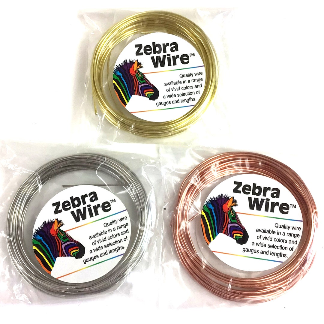 16ga Silver Wire Zebra Wire , Gold Wire, Copper Wire 16 Gauge 6 Yard ...