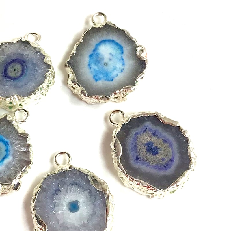 Geode Pendant - Etsy