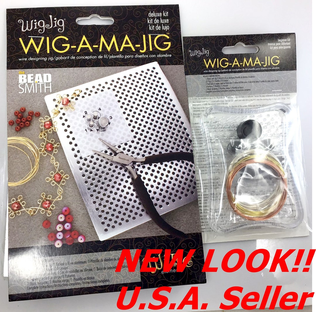 Wigjig WIG-A-MA-JIG Tool Beadsmith Choose Deluxe Kit & Beginner Kit ...