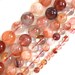 Natural Fire Quartz Beads Gemstone Round Loose Beads Red - Etsy