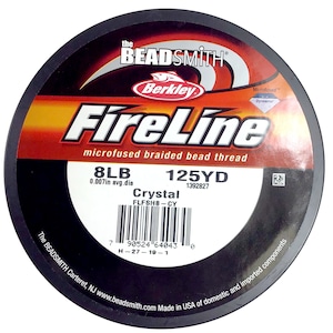 Beadsmith® Fireline® Beading Thread 4LB 6LB 8LB Crystal | Braided Bead ...