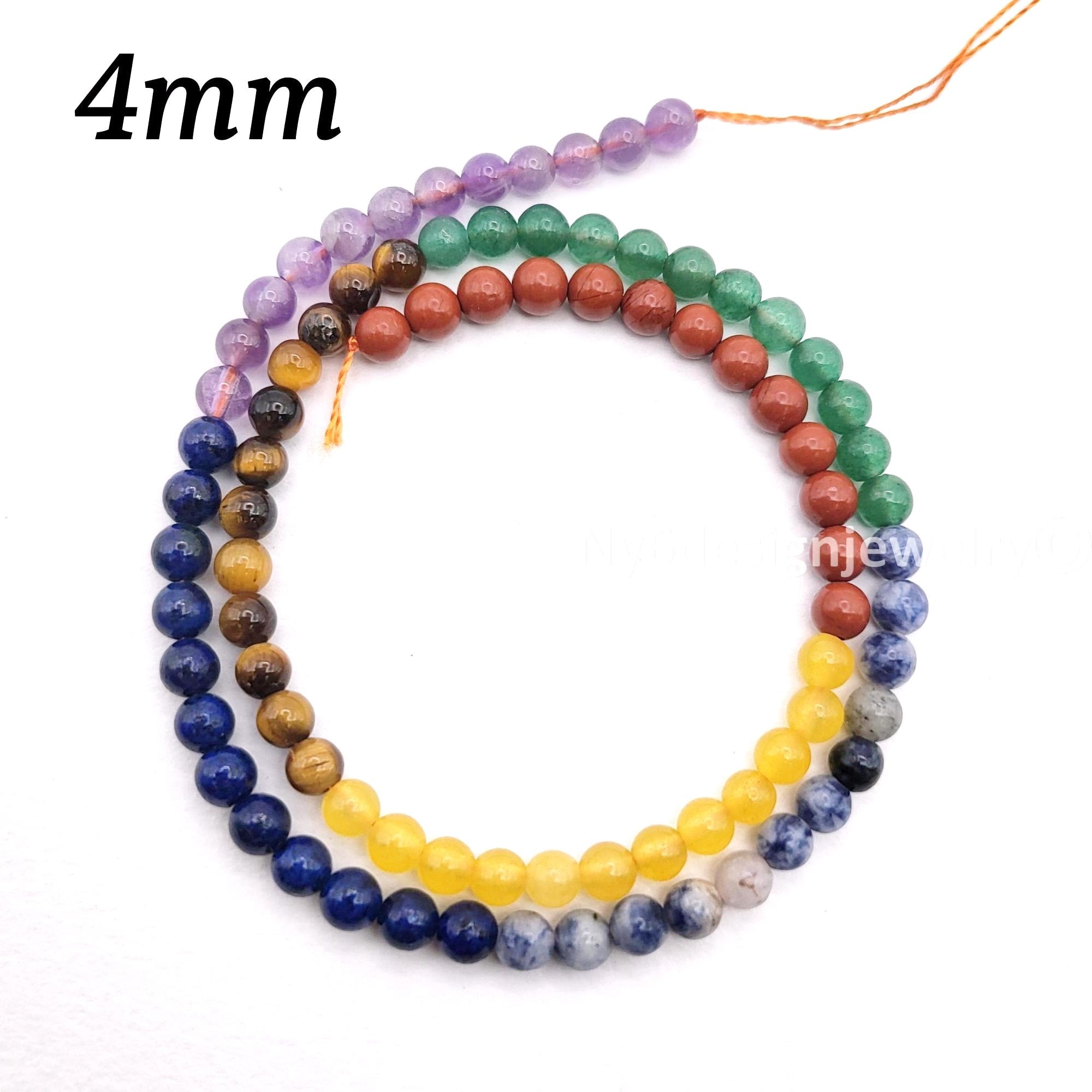 Natural Gemstone Beads - Round Beads for Jewelry Making, Choose Your ...