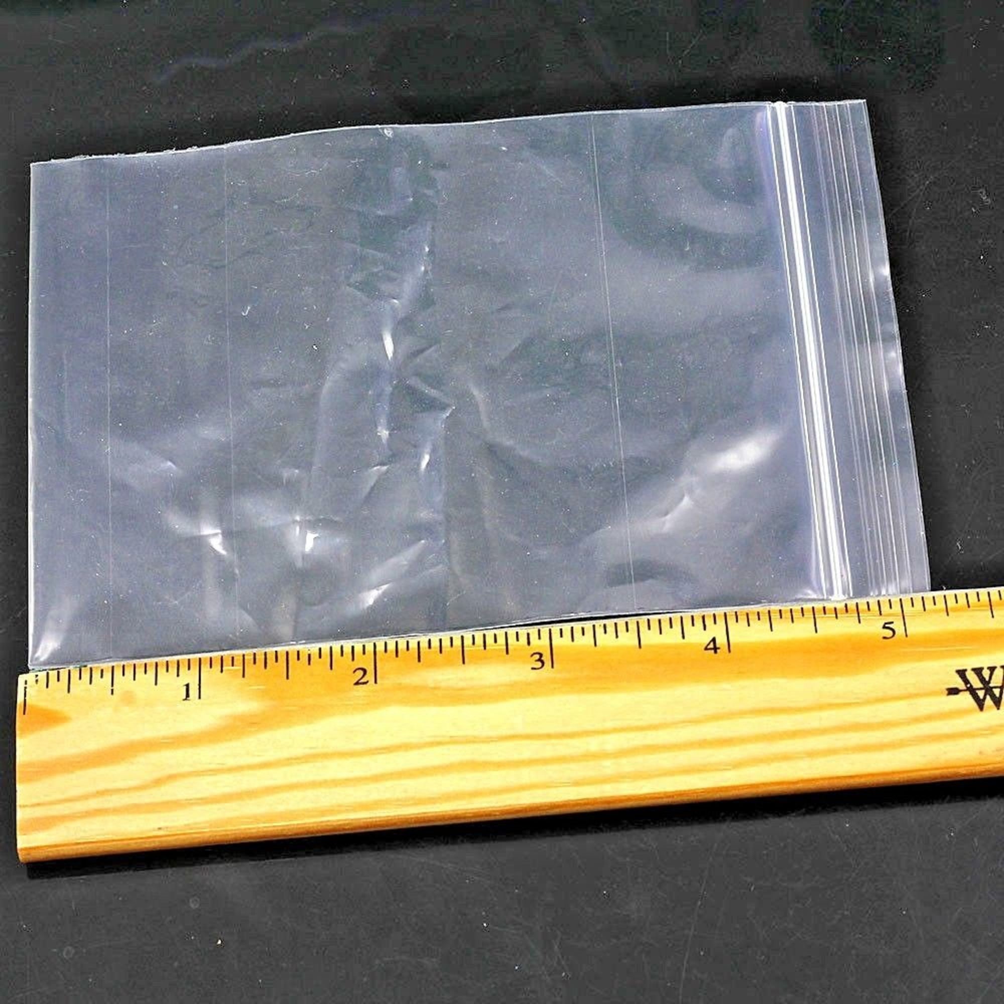 2-mil Thickness Zip Top Bags Reclosable High Quality Clear Plastic Poly ...
