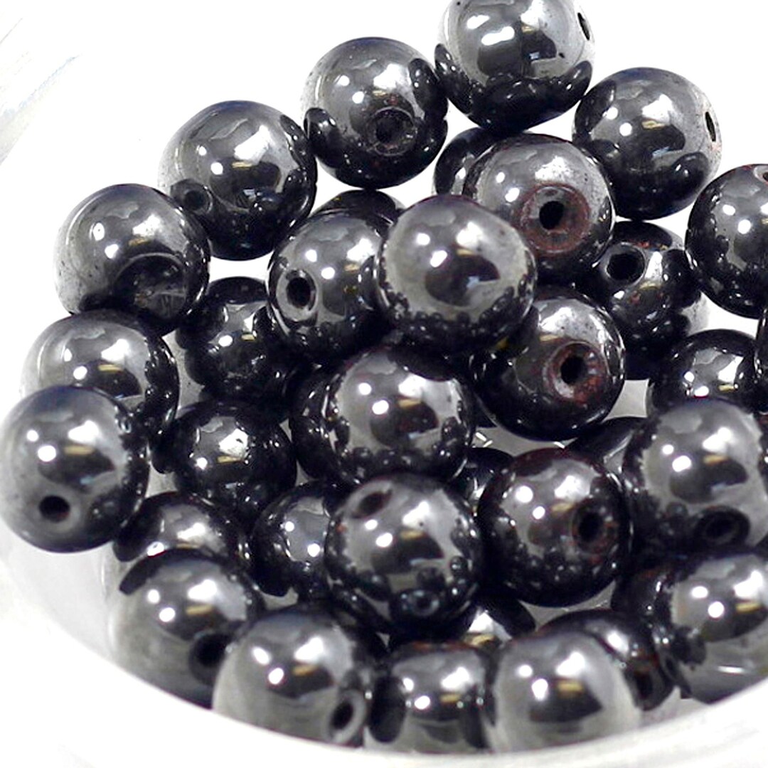 Magnetic Hematite Beads, Smooth Round, 4-12mm Sold by PCS - Etsy